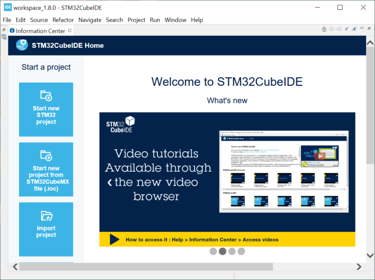 Setting up the New STM32CubeIDE Gallium IO
